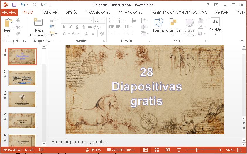 Plantilla Power Point de Historia - Plantillas Power Point gratis