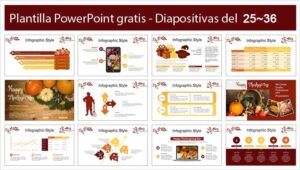Plantilla Powerpoint de Día de Acción de Gracias - Plantillas Power ...