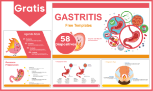 Plantilla PowerPoint de Gastritis - Plantillas Power Point gratis