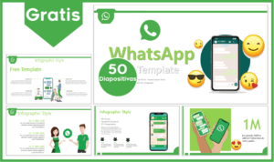 Plantilla powerpoint de Whatsapp - Plantillas Power Point gratis