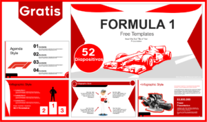 Plantilla PowerPoint de Formula 1 - Plantillas Power Point gratis