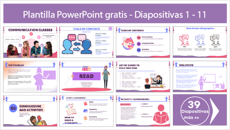 Plantilla PowerPoint de Clases de Comunicación - Plantillas Power Point ...